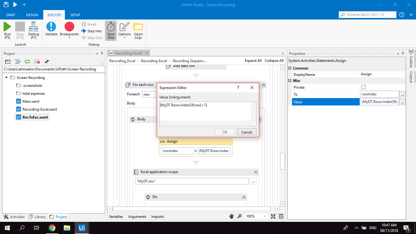 How Can I Get The Row Index Help UiPath Community Forum