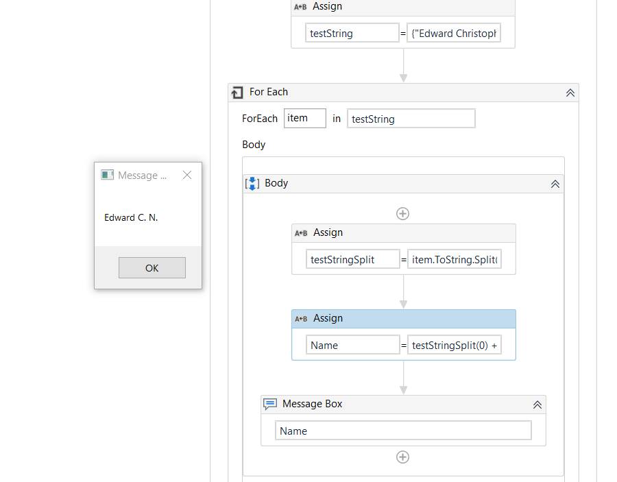 Edit Stringarray Using For Each Learning Hub Uipath Community Forum
