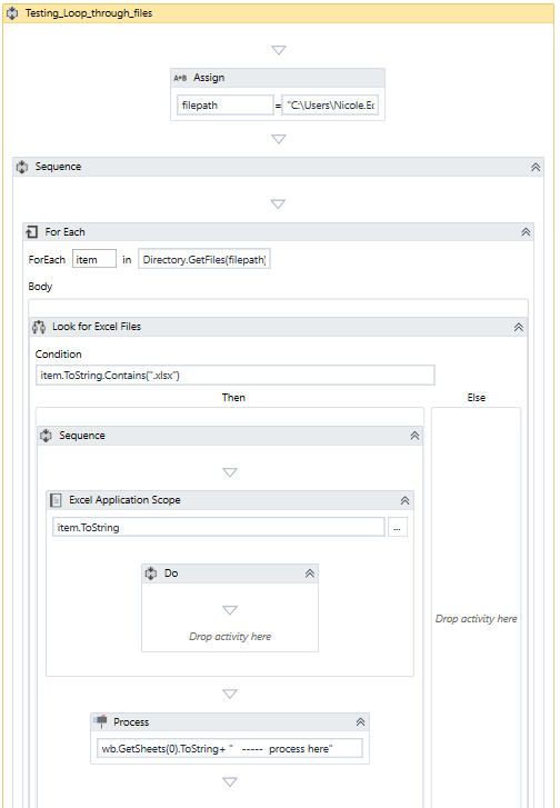 Looking Through Excel Files In A File Directory To Get First Sheet Name 