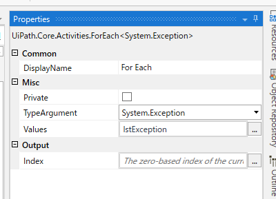 Access Exception Message from List of Exceptions - Studio - UiPath ...