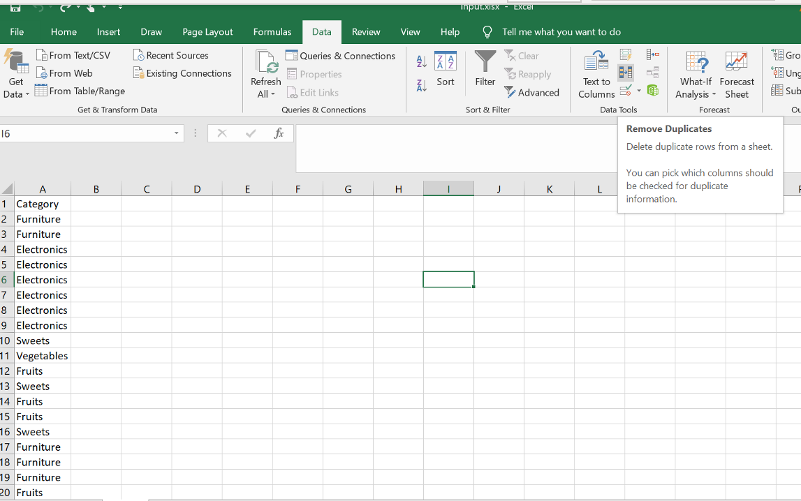 How To Create A List Of Categories In Excel StudioX UiPath