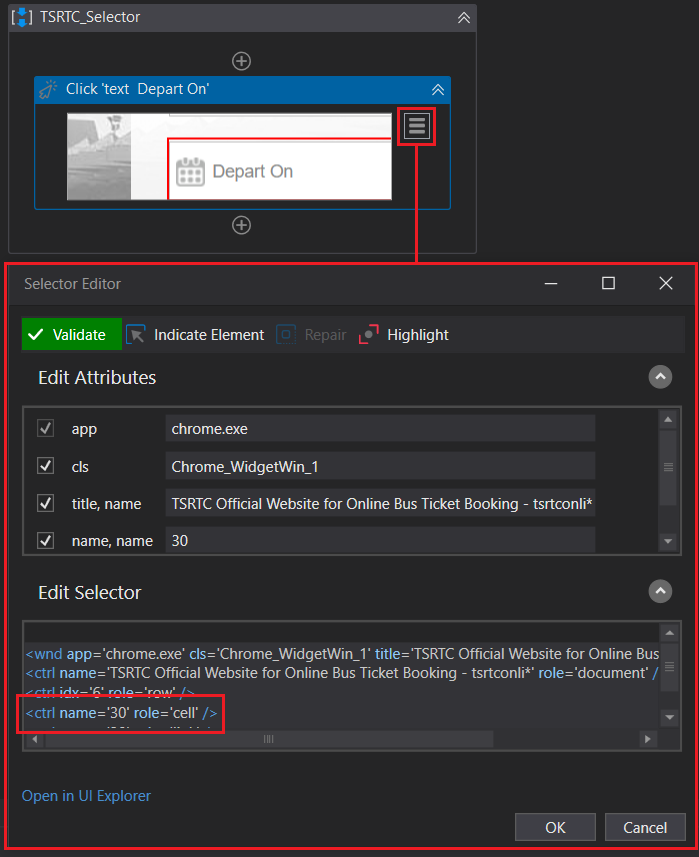 Dynamic Selector Missing UI Element - Studio - UiPath Community Forum
