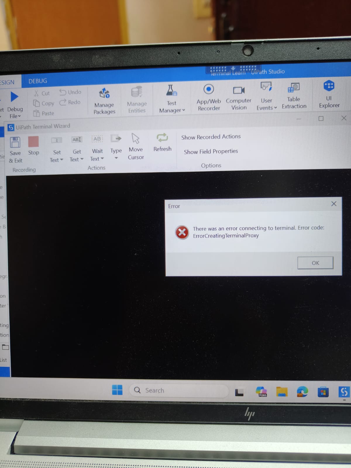 How to handle the ErrorCreatingTerminalProxy error when connecting ...