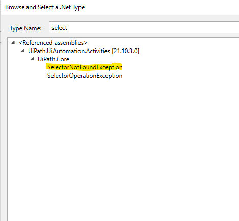 Try Catch Erorr on the exception - Studio - UiPath Community Forum