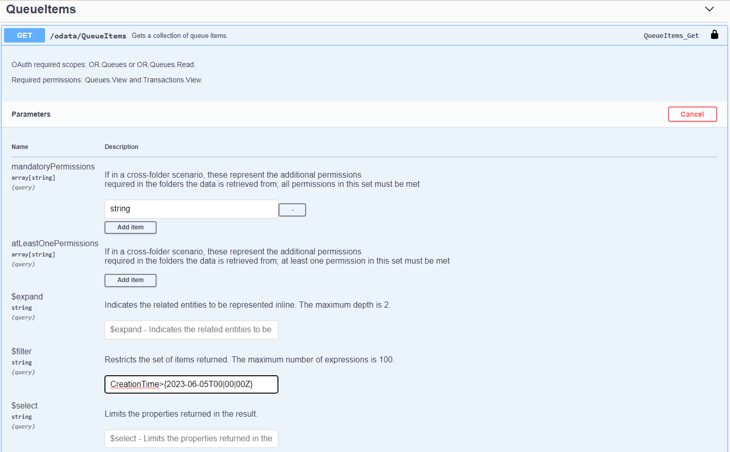Orchestrator HTTP Request - Swagger - Orchestrator - UiPath Community Forum