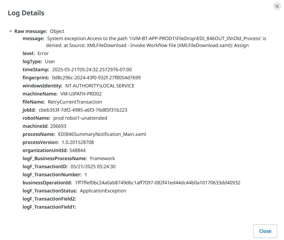 Bot error in unattended mode - Orchestrator - UiPath Community Forum