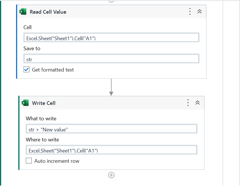 Write Cell Without Overwriting Existing Value Activities UiPath 