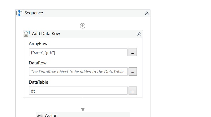 Why Is It Going Up And Down Instead Of Sideways When Using Build Datable Studio UiPath 