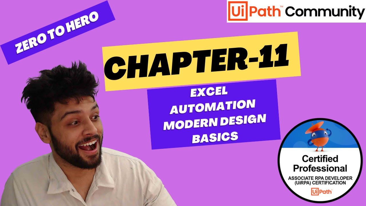 UiPath Zero To Hero Series | Chapter-11 | Excel Automation Modern ...