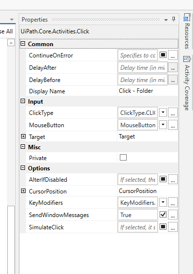 Click with "Window Messages" is not supported for this element - Studio - UiPath Community Forum