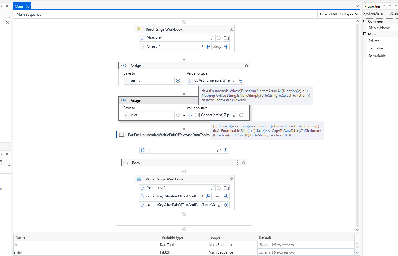 Read and split datatable - Studio - UiPath Community Forum