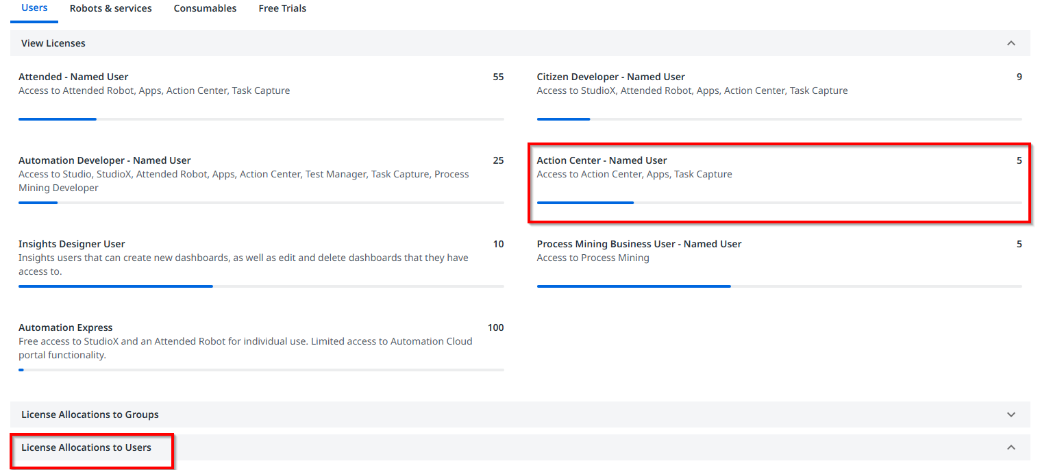 Action center visibility - Action Center - UiPath Community Forum