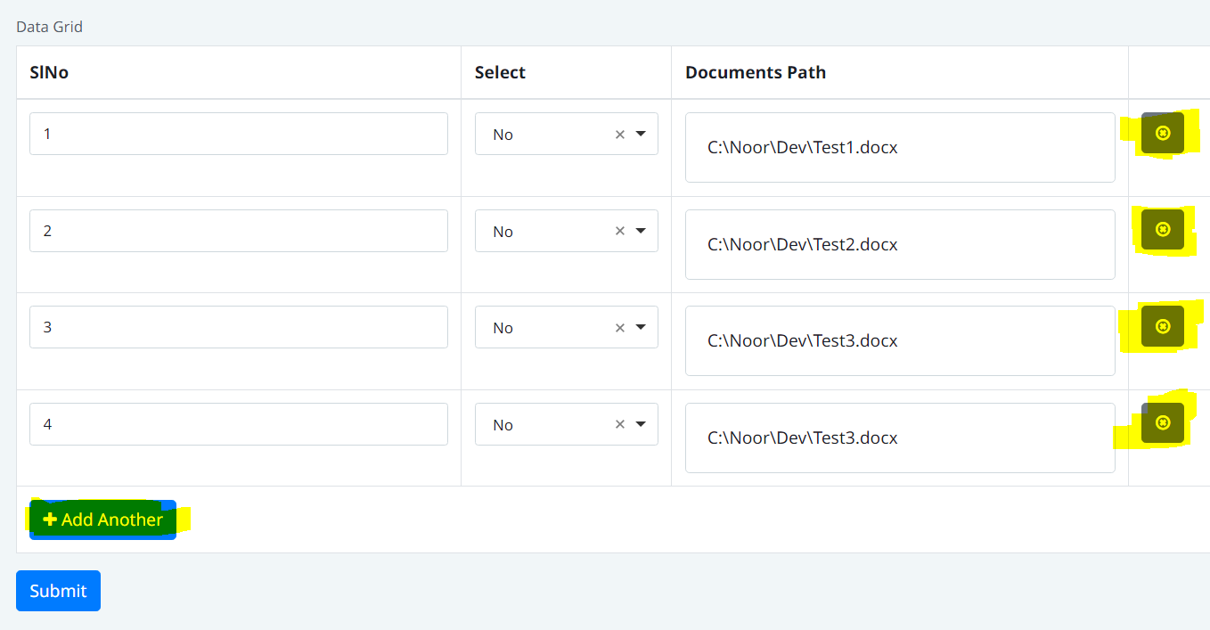 Can we restrict user from deleting the row or adding another row from ... Can we restrict user from deleting the row or adding another row from ...