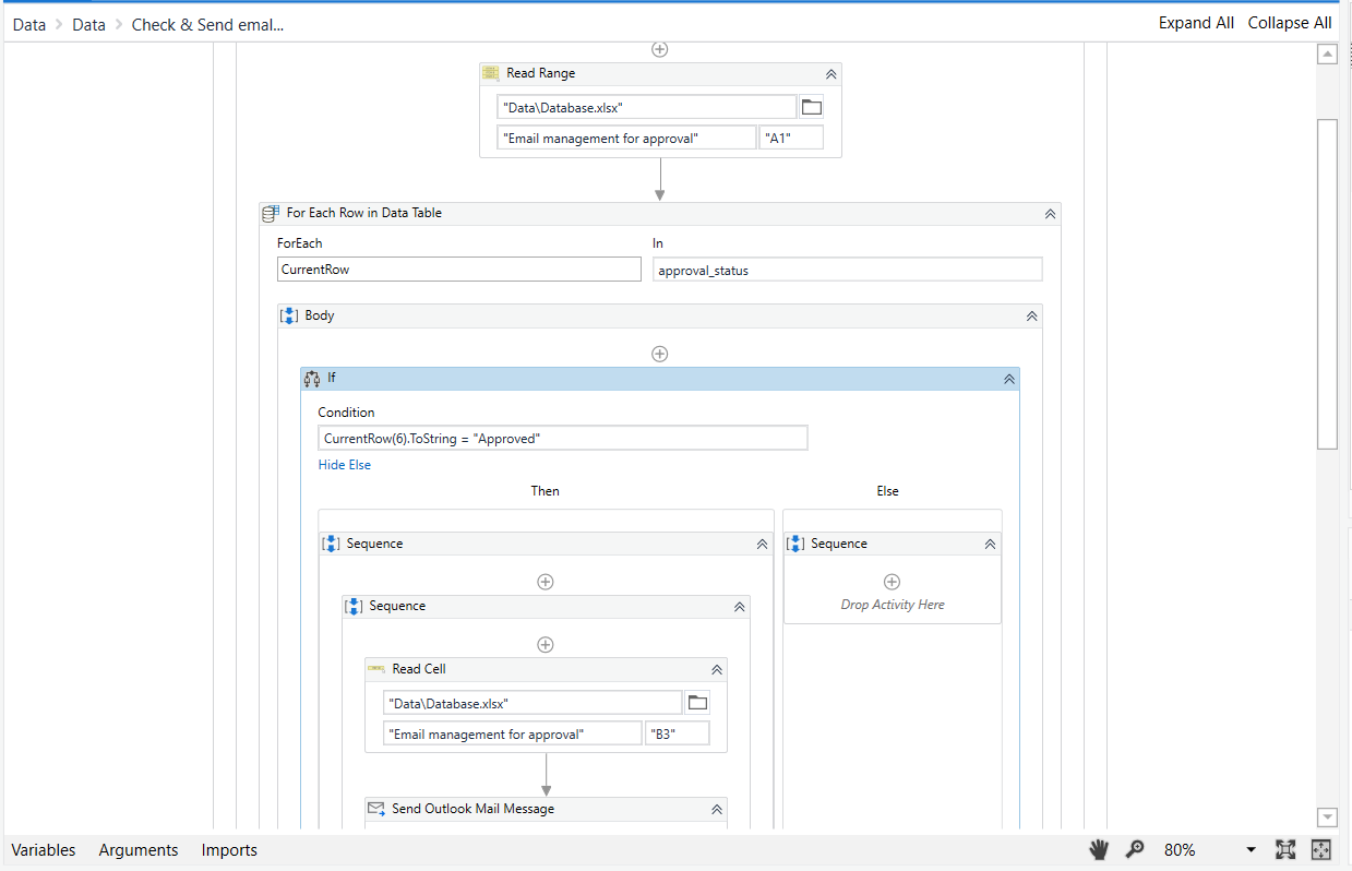 How Do I Send Email For Each Approved Status Studio UiPath