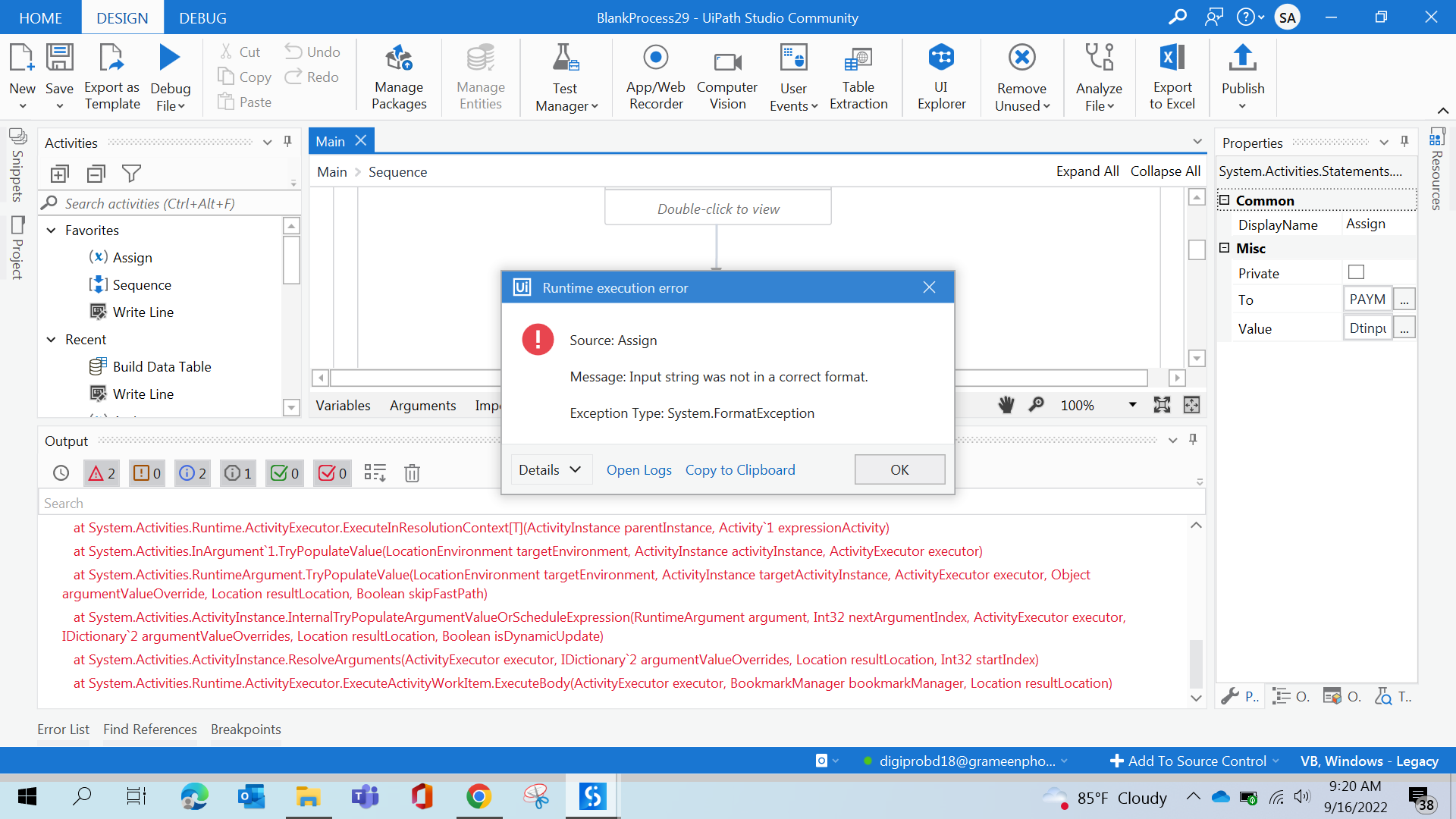Sum Of Column Data Studio UiPath Community Forum