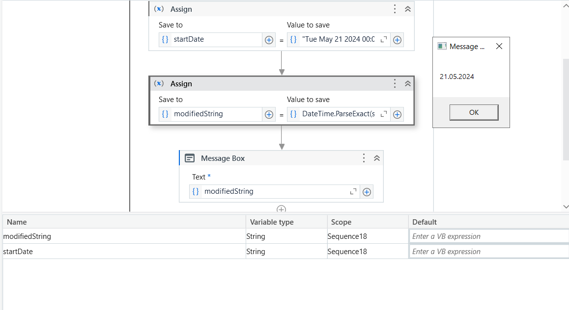 Unable to convert full 'DateTime' string into short 'Date' string - StudioX - UiPath Community Forum