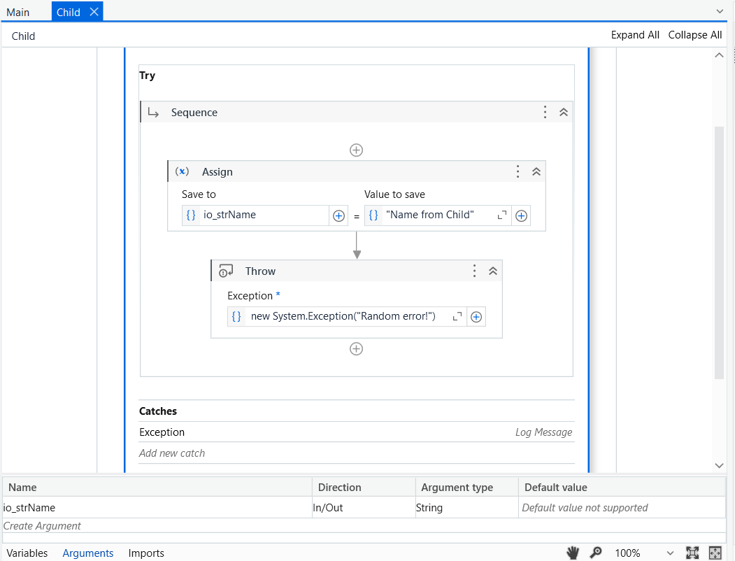 Out argument value is found in try block but becomes empty in finally ...