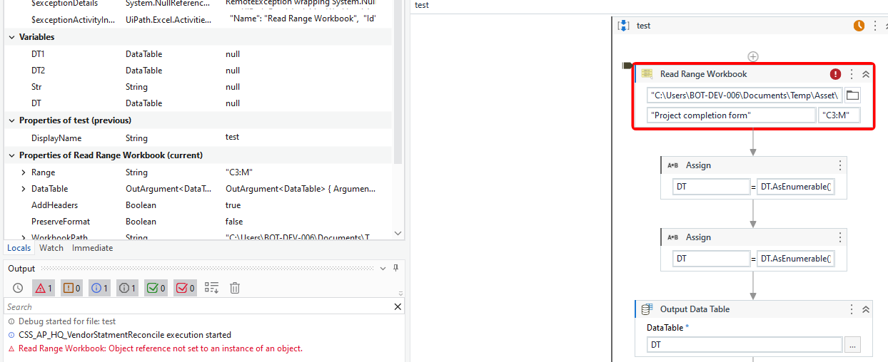 How read data in excel - Studio - UiPath Community Forum