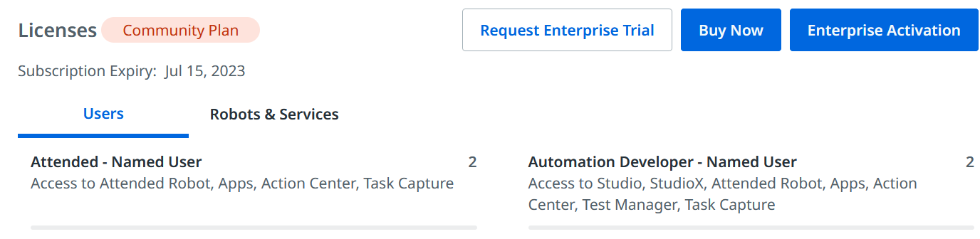 Connected to Orchestrator. Unable to retrieve a license but license is ...