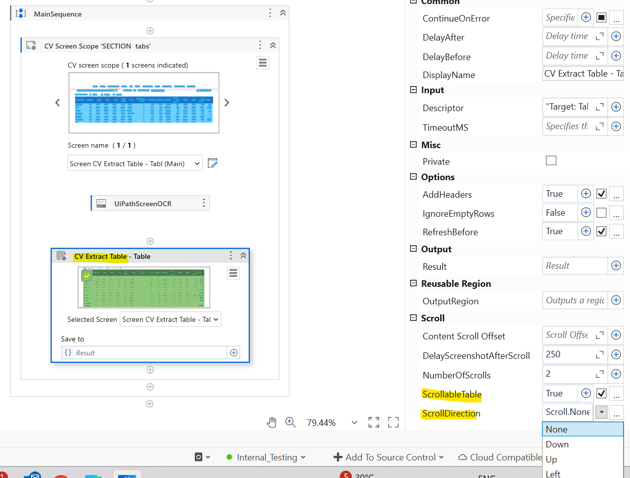 CV EXTRACT TABLE FOR SCROLLABLE TABLE - Activities - UiPath Community Forum