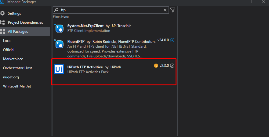 How to Create folder by using FTP activities - Activities - UiPath ...