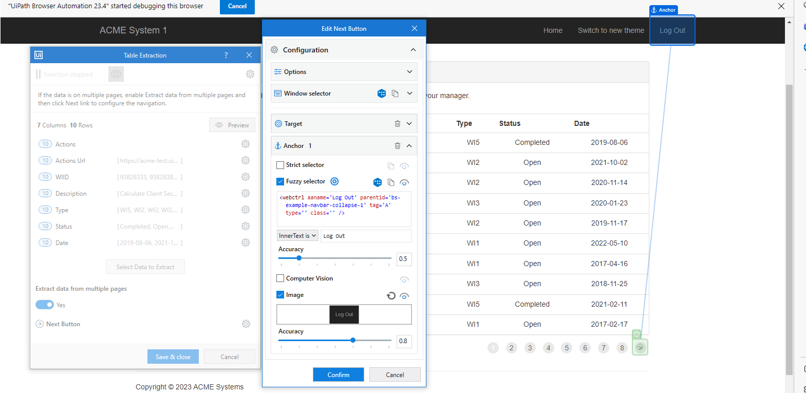 Table extraction, next button not working - StudioX - UiPath Community ... Table extraction, next button not working - StudioX - UiPath Community ...
