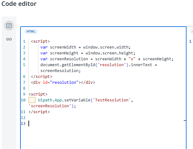 Trying to set an App Variable value using Custom HTML Control and the ... Trying to set an App Variable value using Custom HTML Control and the ...