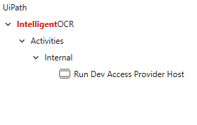 Uipath.IntelligentOCR.Activites Package - Some activities missing in ...