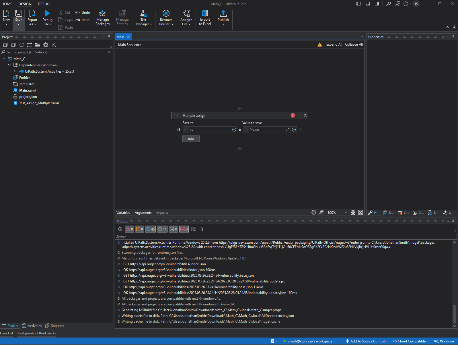 Issue with multiple assign activity in latest version - Activities ...