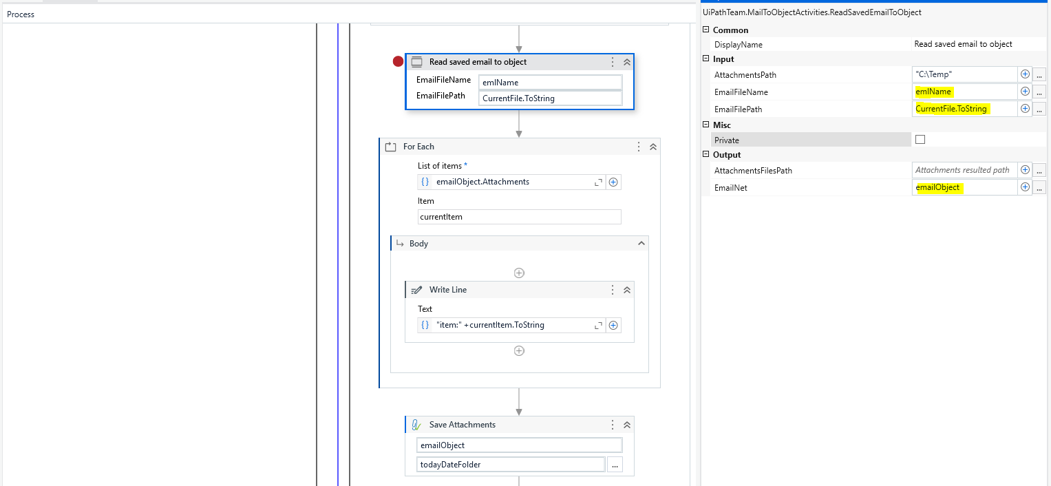 Trouble saving Attachments from .eml Files Using Trouble saving Attachments from .eml Files Using