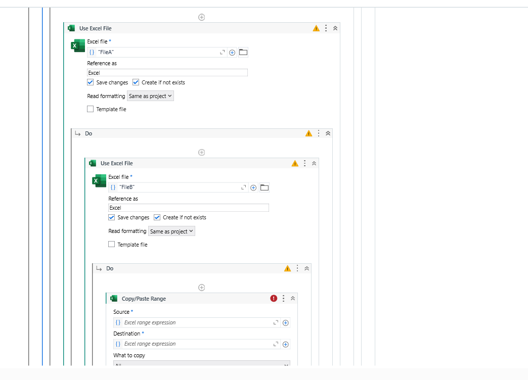 How To Copy An Excel File To A New Excel File Using Uipath Studio