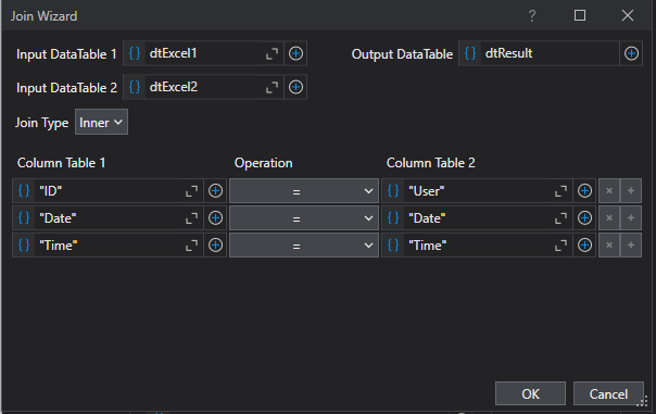 How to compare two excels data and find the matching rows and avoid seconds in time column ...