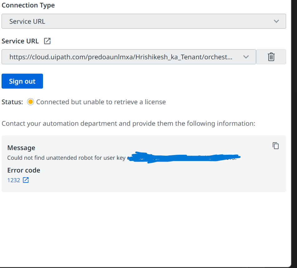 Connected to Orchestrator but Unable to Retrieve License - Assistant ...