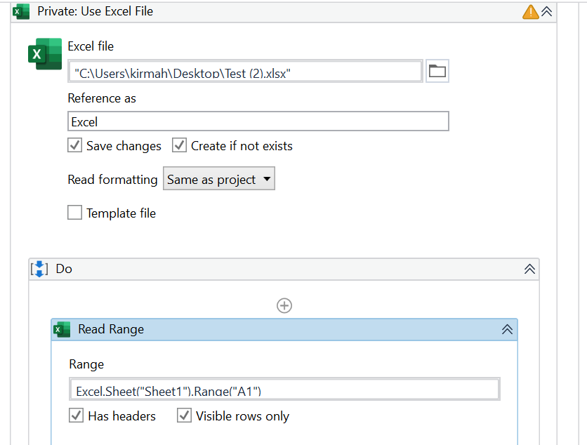 Difference Between Read Range Activities In Classic And Modern Version