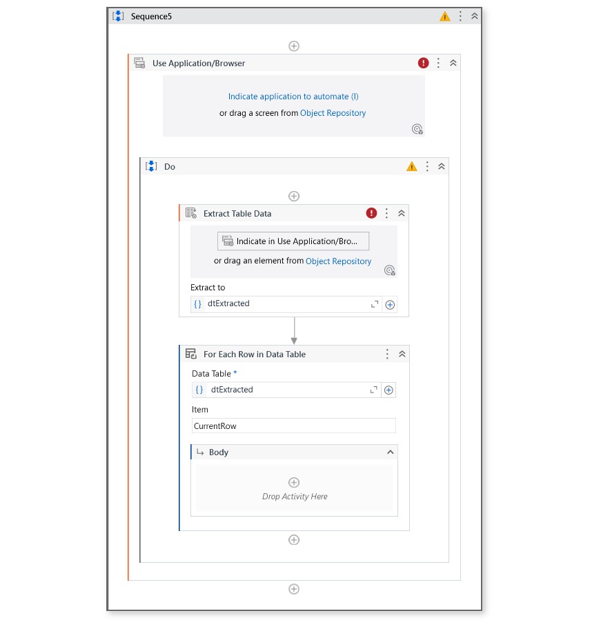 How To Loop Through Table And Each Row Robot Uipath Community Forum