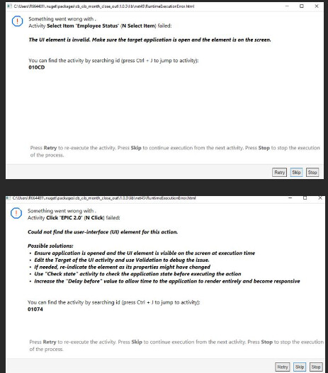 Uipath Assistant errors - Orchestrator - UiPath Community Forum