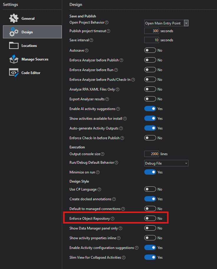 Indicate application to automate option missing in the Use Application/Browser - StudioX ...