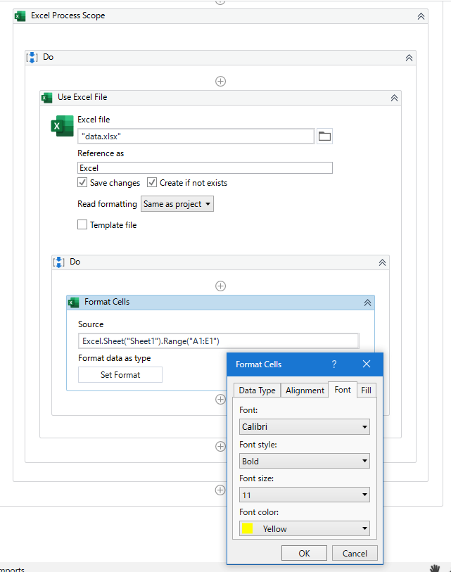 Need To Add Color To Column Header In Excel Forum UiPath Community