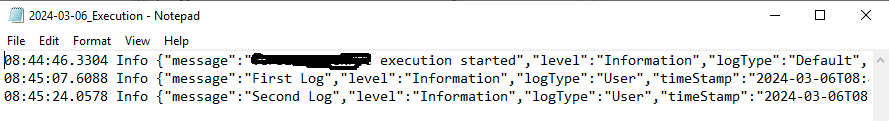 How To Show Run Time Execution Logs In Command Prompt While Running The