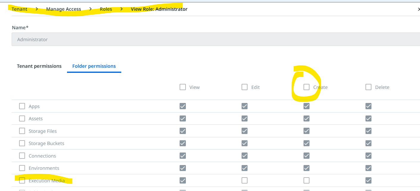 How to check the permissions of Robot from Orchestrator - Studio ...
