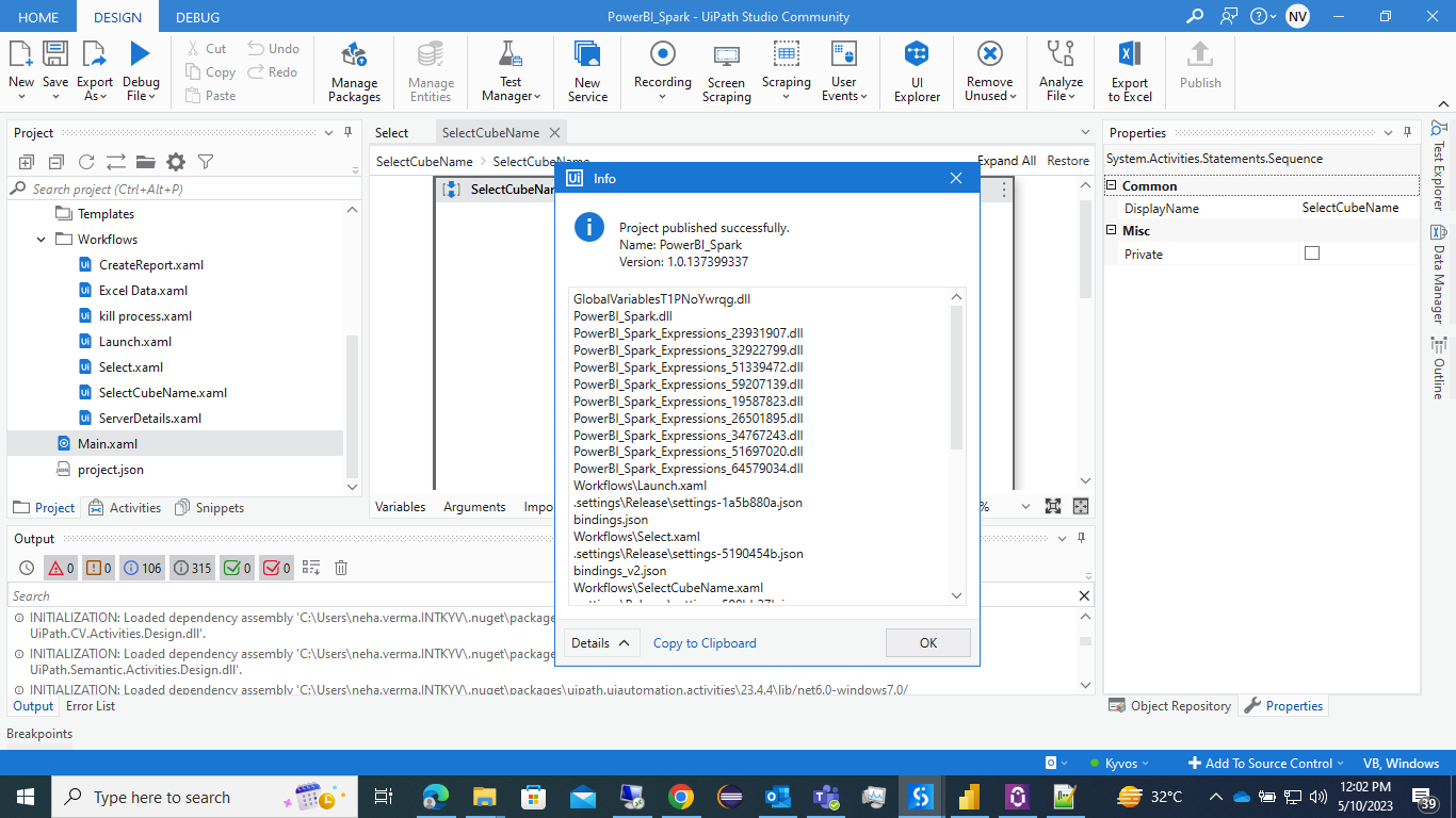 Where to see the published package? - Studio - UiPath Community Forum