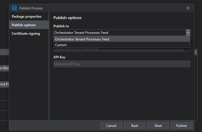 Publish To Orchestrator Error Orchestrator Uipath Community Forum