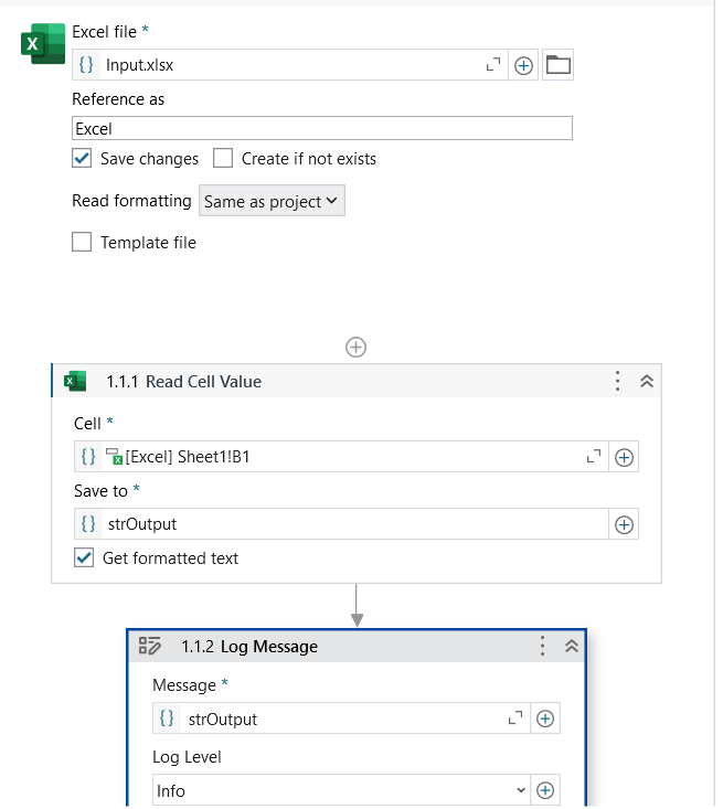 Read Cell Value activity failing to read cell data - Activities ... Read Cell Value activity failing to read cell data - Activities ...