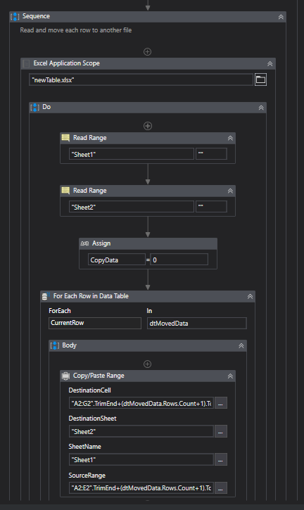 Copy-Paste Row by Row - Studio - UiPath Community Forum Copy-Paste Row by Row - Studio - UiPath Community Forum