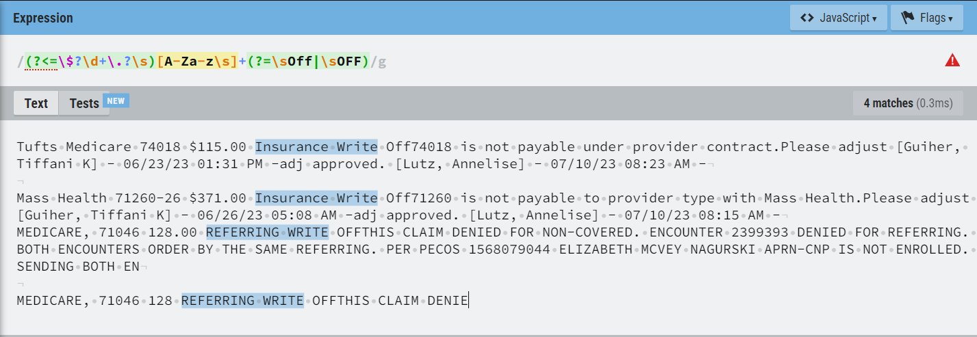 Help Me To Create Regex I Want Bold Text After Amount It Can Be Start With Dollar Sign Or Not