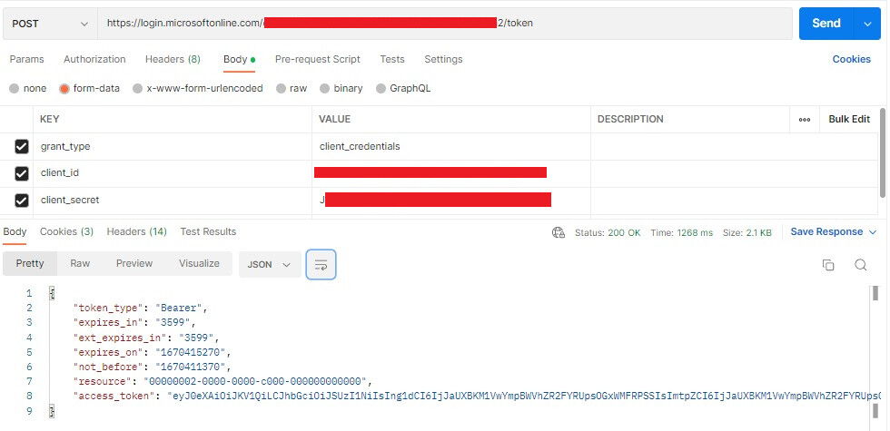 How To Send Parameters Through Body With Body Type Multipart form 