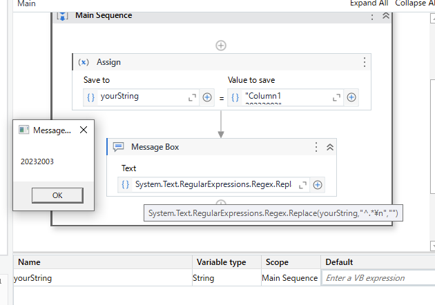 How To Remove First Line From A String Variable Using Regex Studio UiPath Community Forum