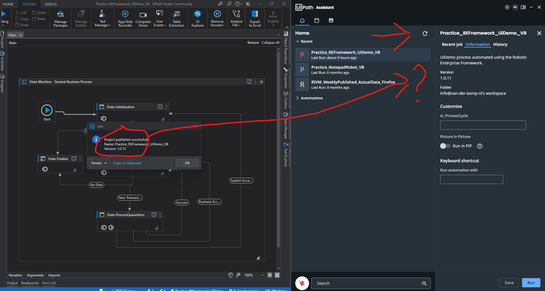 Problem With Version Increment Number After Publishing An Automation