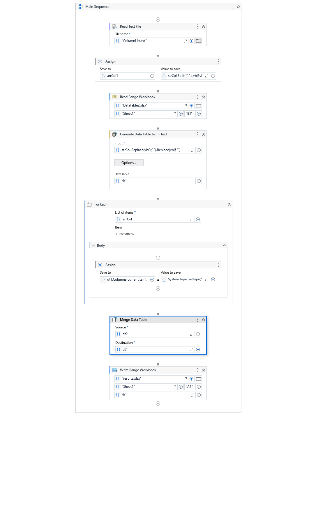 Match Colum position from 2 different table - Studio - UiPath Community Forum