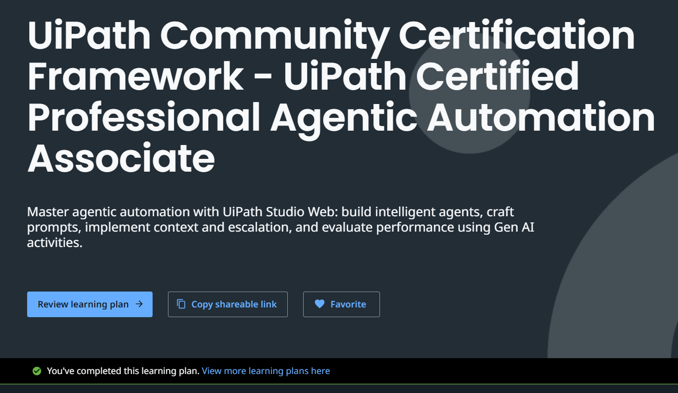 CCF Track 2: UiPath Certified Professional Agentic Automation Associate is LIVE - UiPath ...